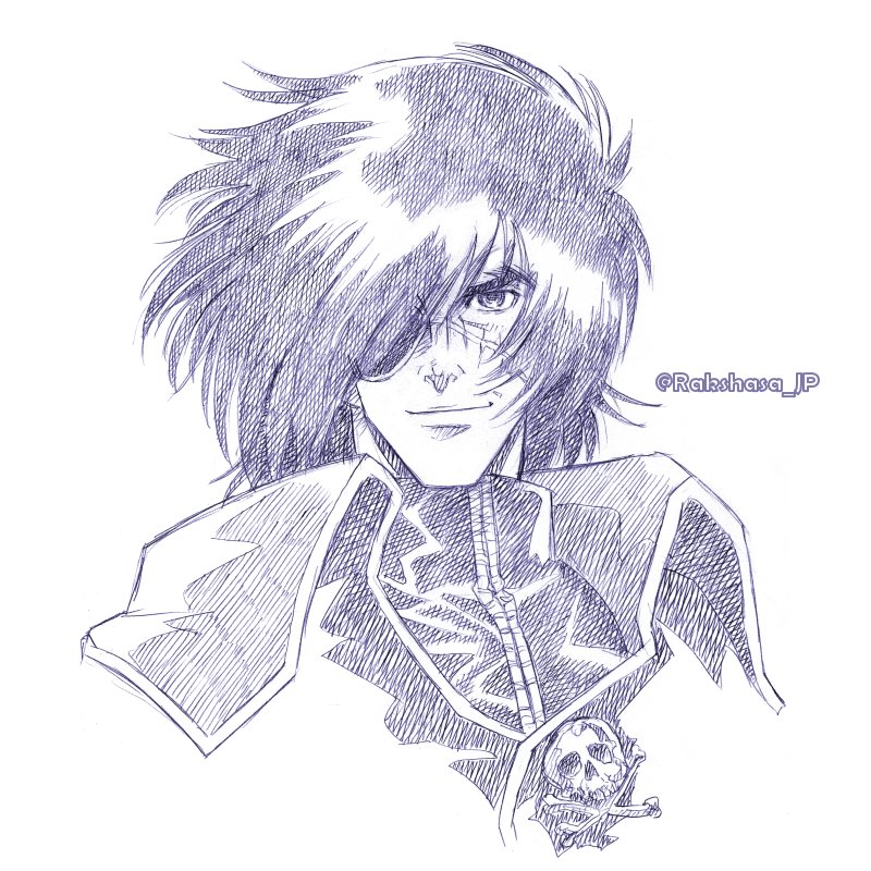 rakshasa (artist), harlock, harlock saga, uchuu kaizoku captain harlock ...