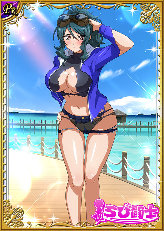 Koutetsu Ikkitousen Ikkitousen 1girl Bare Legs Black Panties