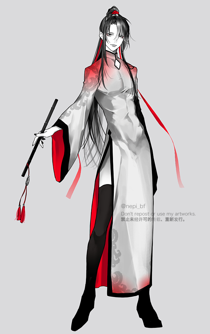 ykmr (haga), wei wuxian, modao zushi, 1boy, alternate costume ...