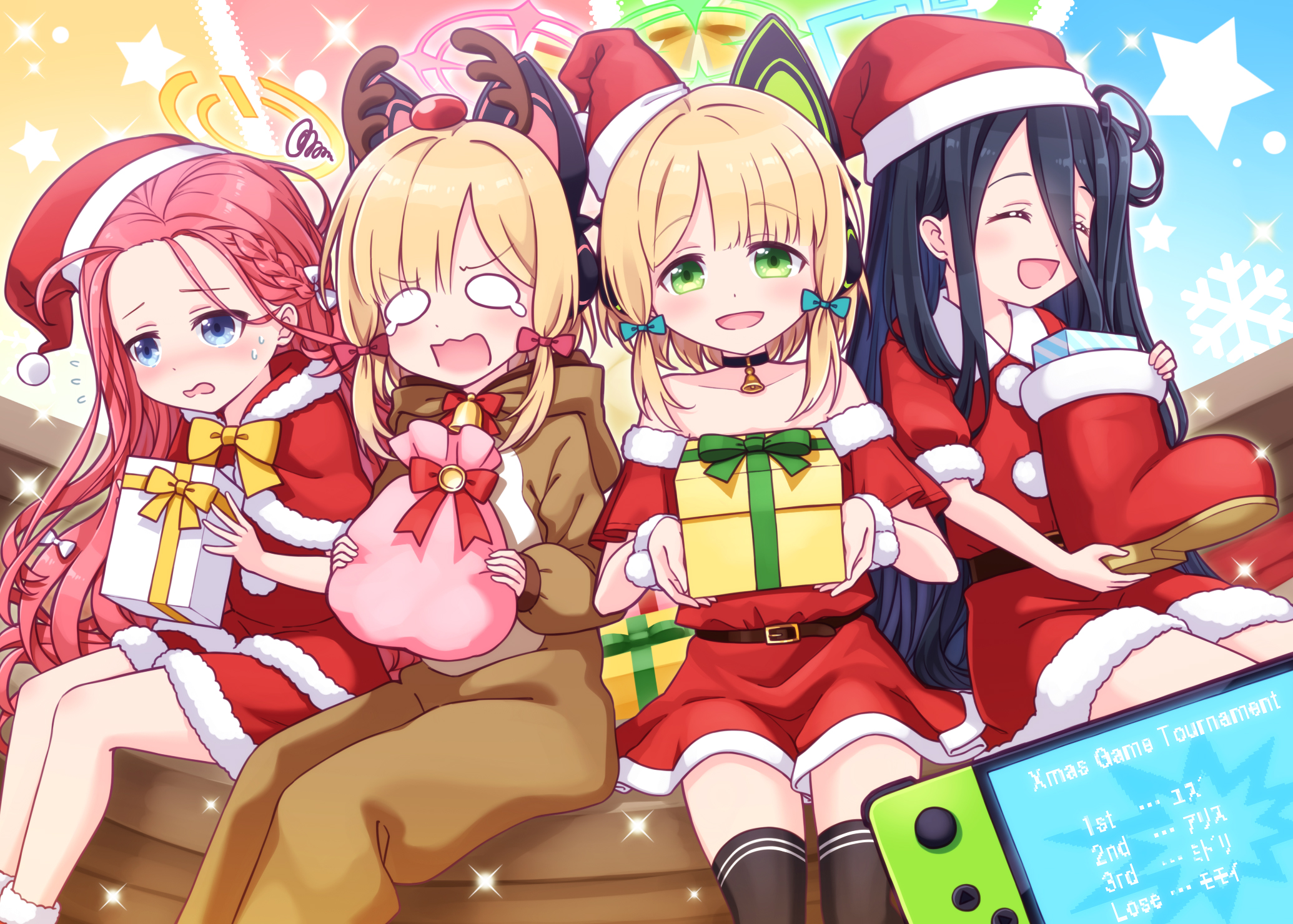 Harada Sansei Rain Aris Blue Archive Midori Blue Archive Momoi