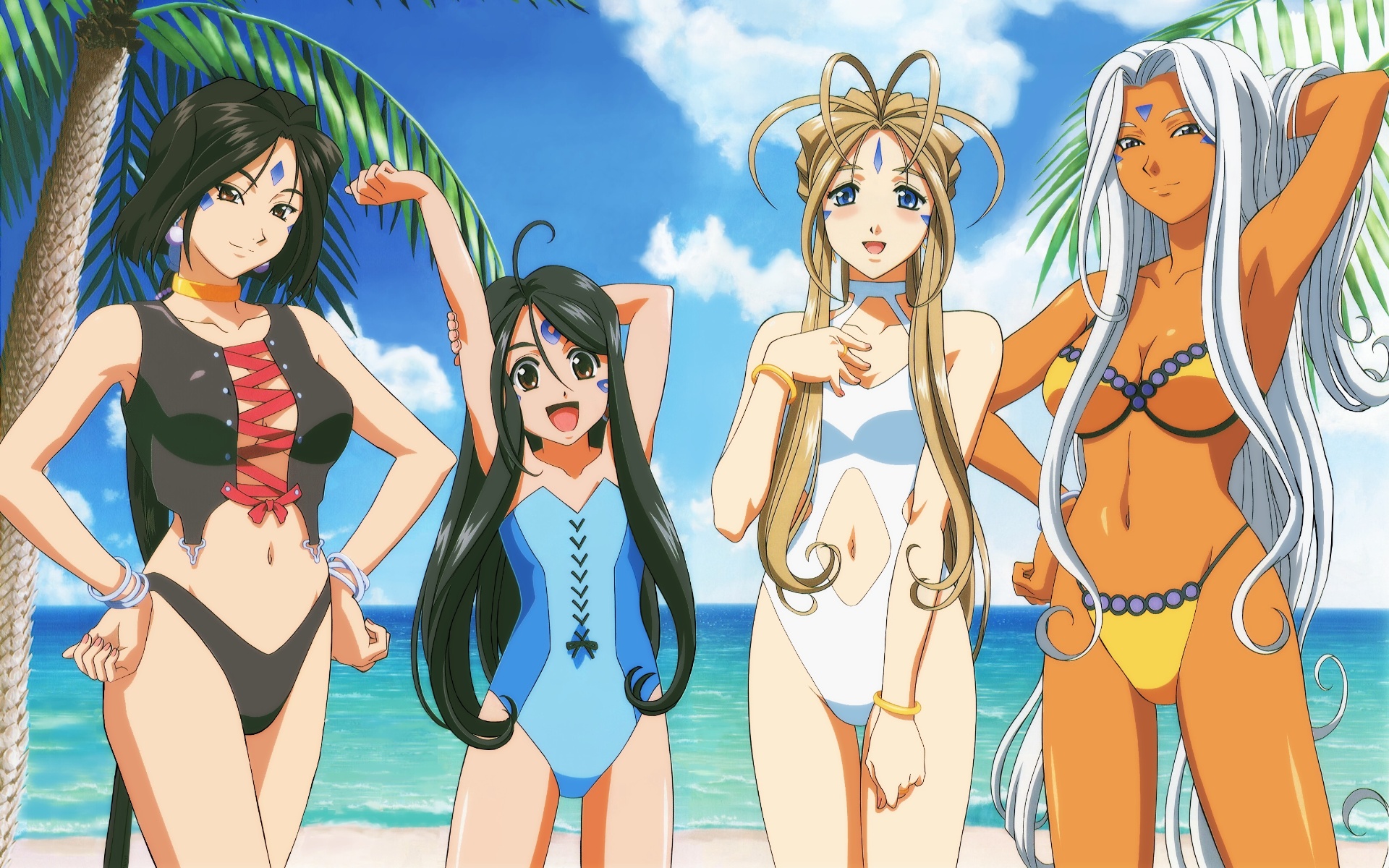Sugimoto Sachiko Belldandy Peorth Aa Megami Sama Skuld Aa Megami