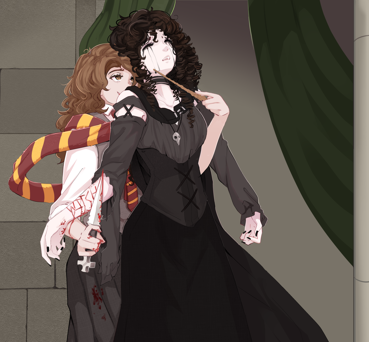 Hiwonoafu Bellatrix Lestrange Hermione Granger Harry Potter Series