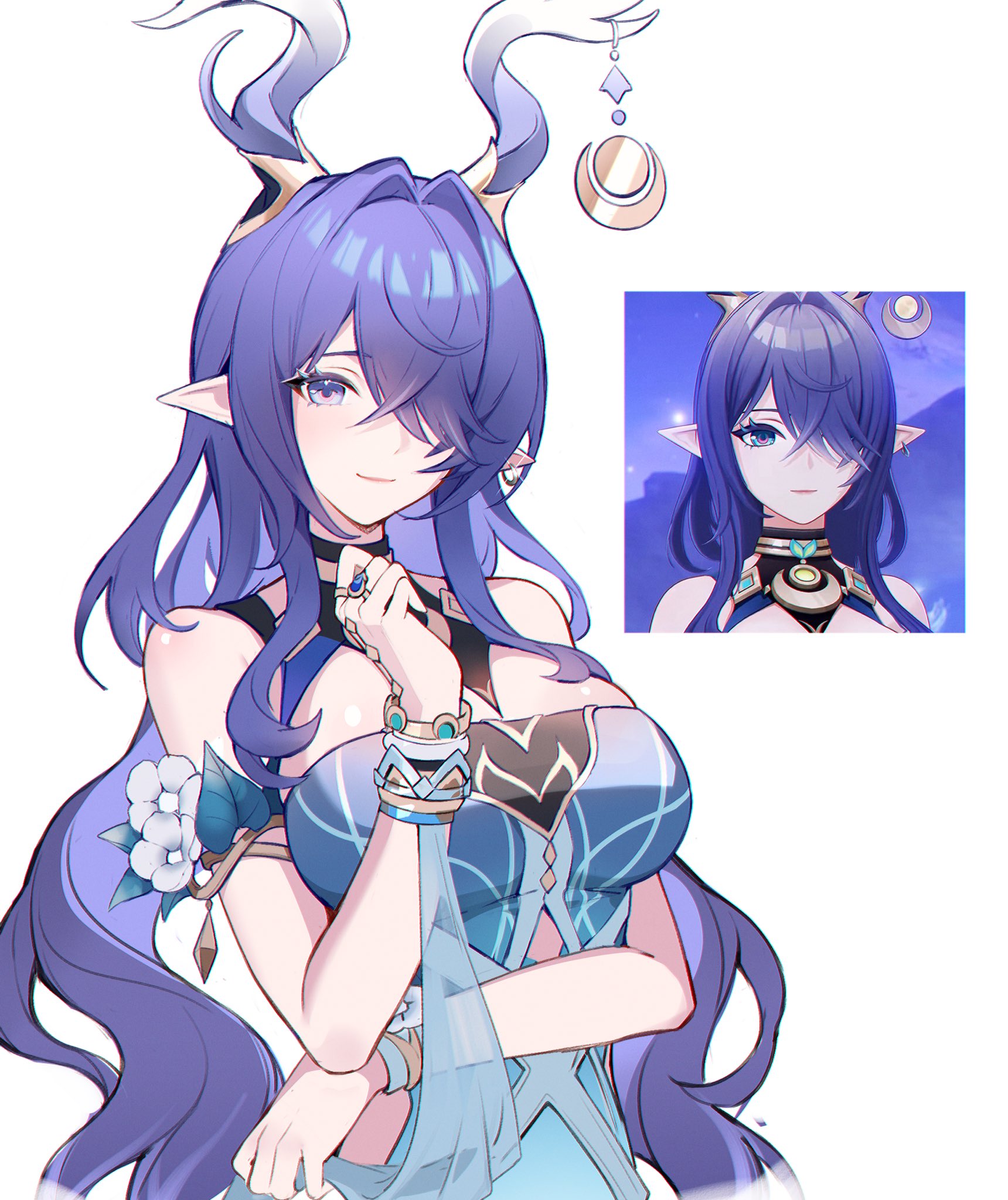 Minzu U Lauma Genshin Impact Genshin Impact Commentary English Commentary Highres 1girl