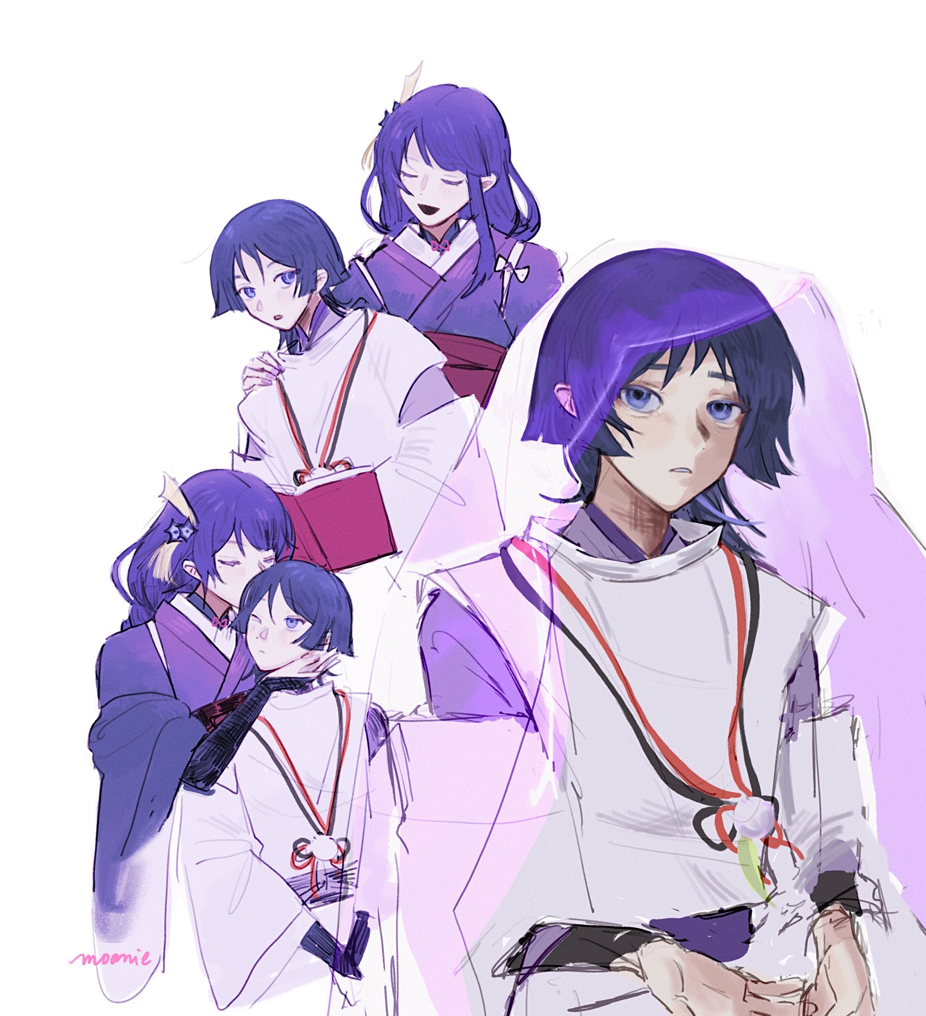 ruumoonie, raiden shogun, scaramouche (genshin impact), scaramouche ...