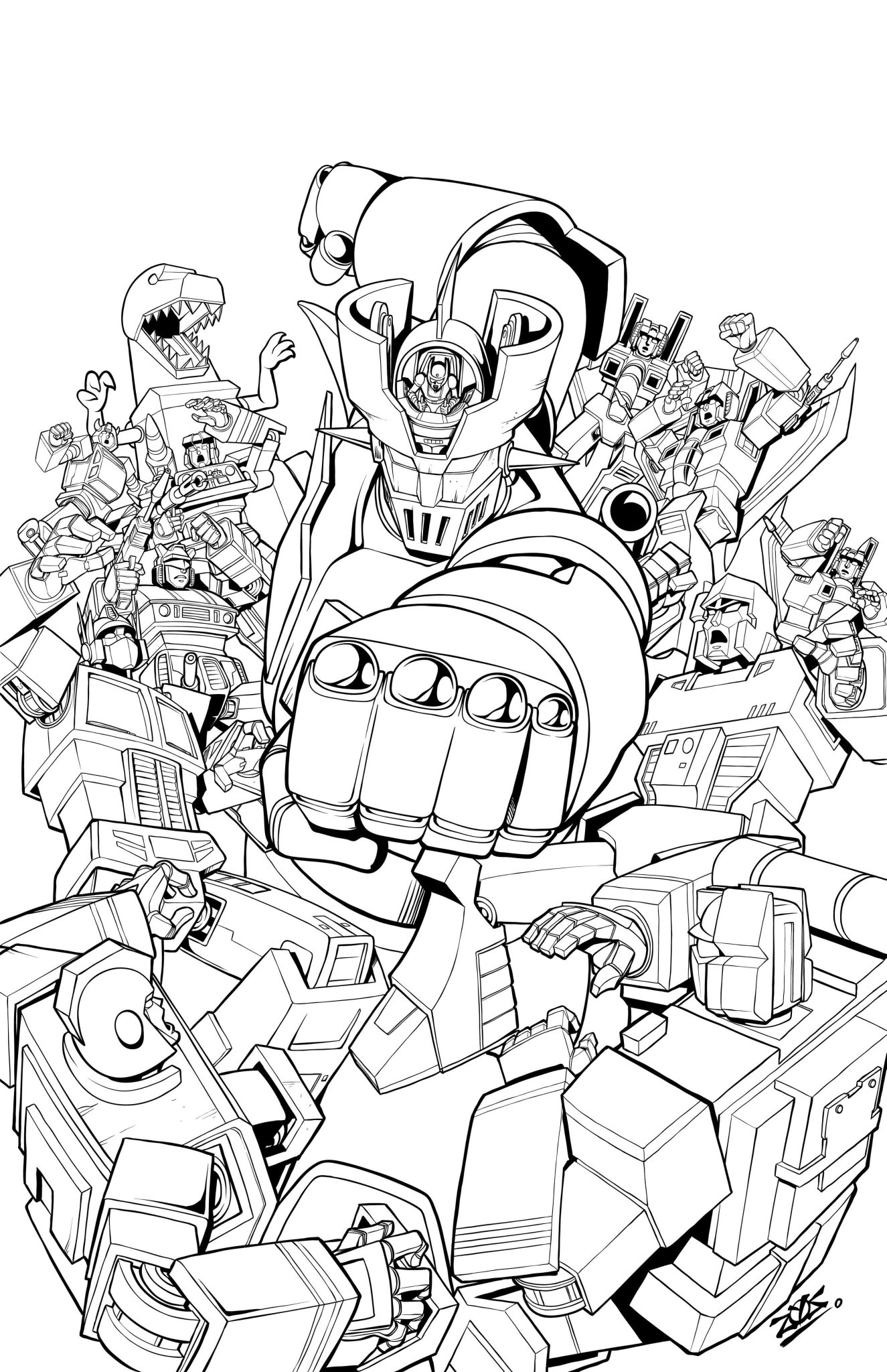 Dovianax Bumblebee Transformers Kabuto Kouji Mazinger Z Mecha Megatron Optimus Prime