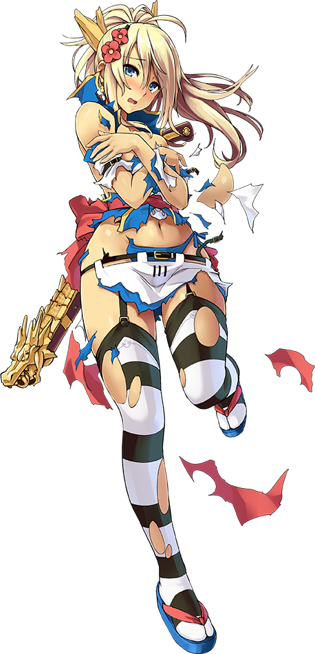 Kekemotsu Sunomata Oshiro Project Oshiro Project Re Official Art 1girl Armpits Bare