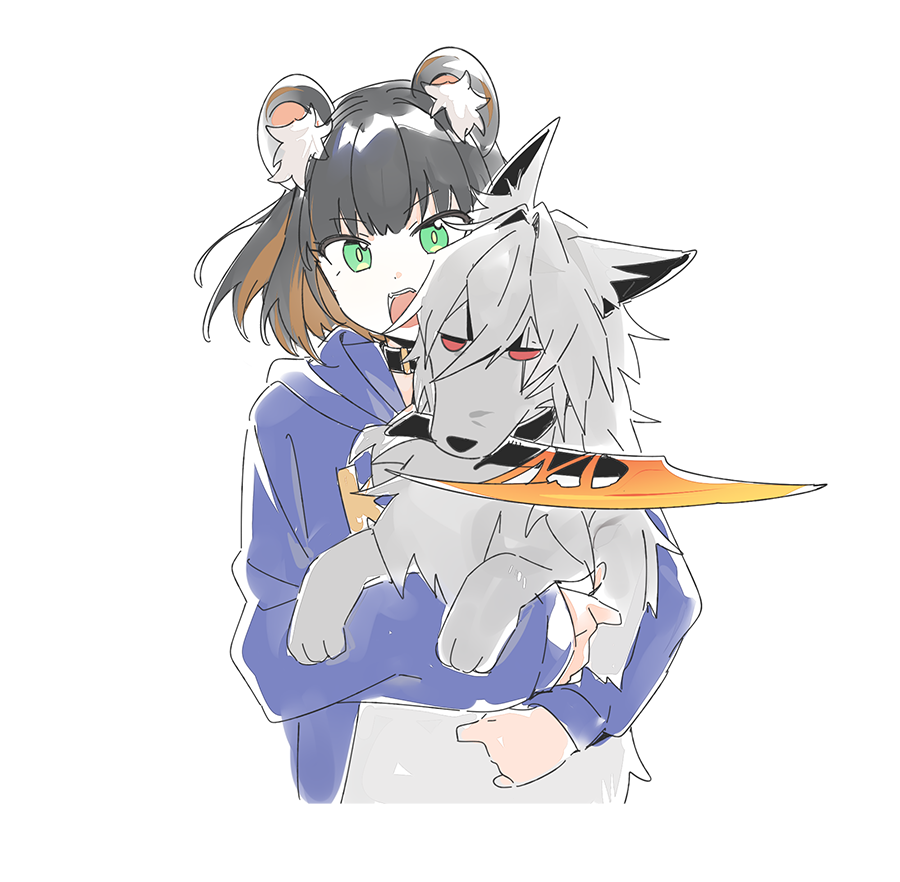 3 ma me, k9-00 "hound", k9 - #00 "hound", k9 - #17 izuna, yu-gi-oh!, 1girl, alternate costume ...