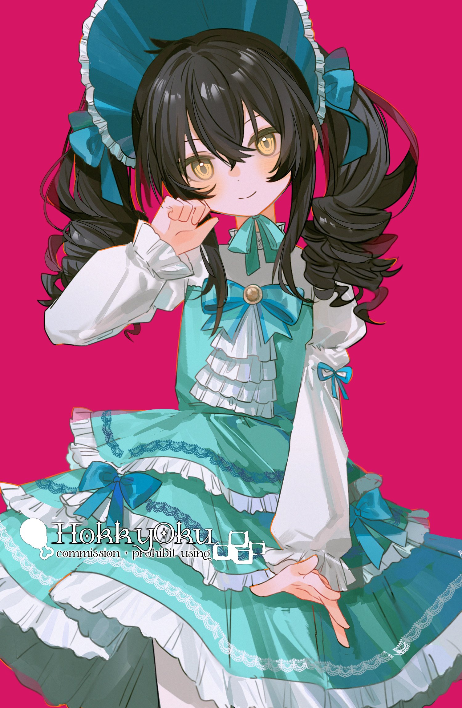 Hokky Oku Matoba Risa Idolmaster Idolmaster Cinderella Girls Commission Highres 1girl 