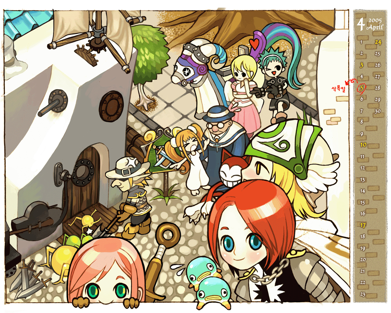 asgard, nexon, artist request, official art, second-party source, >