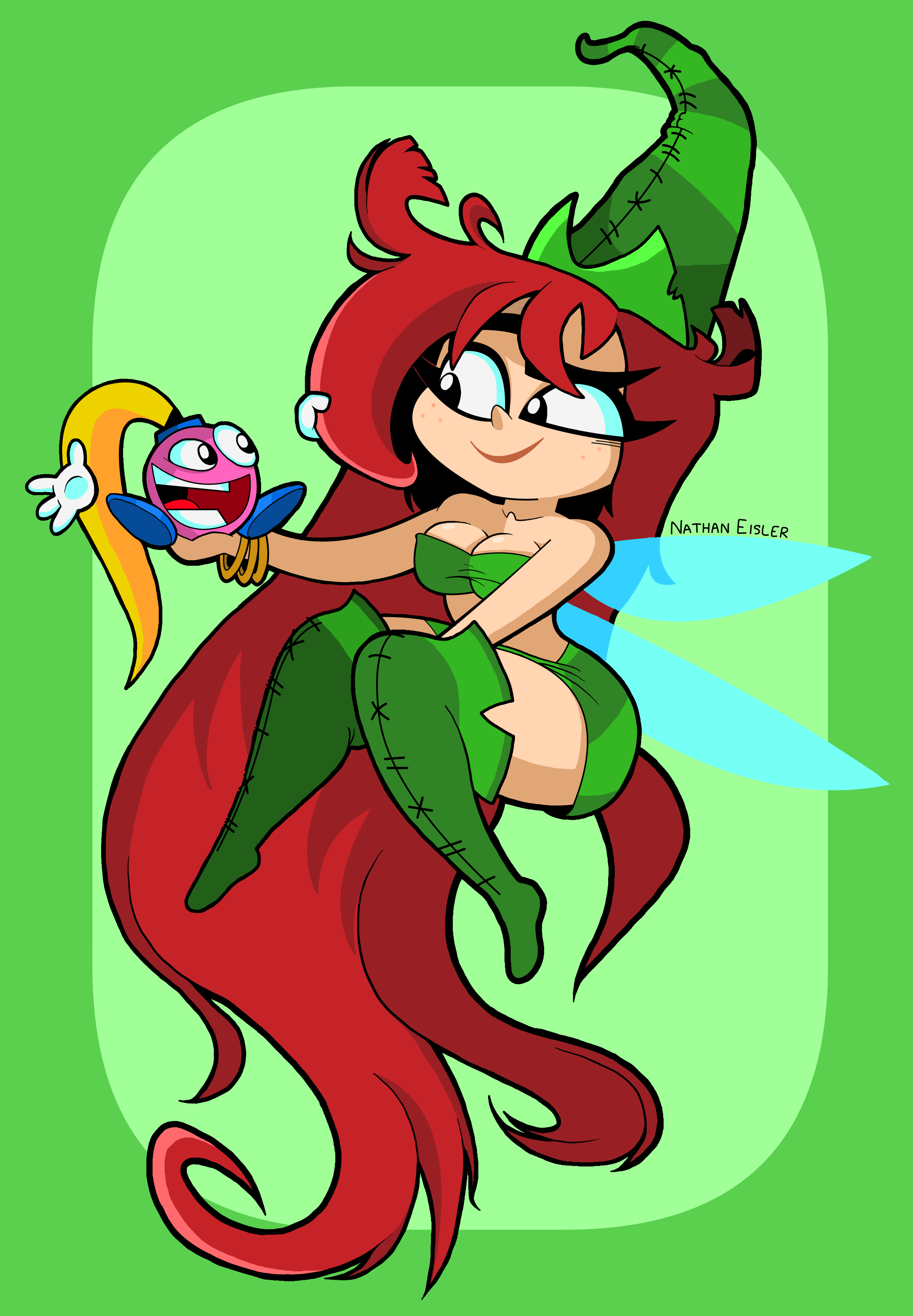 Nathaneisler Betilla Betilla Rayman Rayman Series Rayman Origins Green Footwear