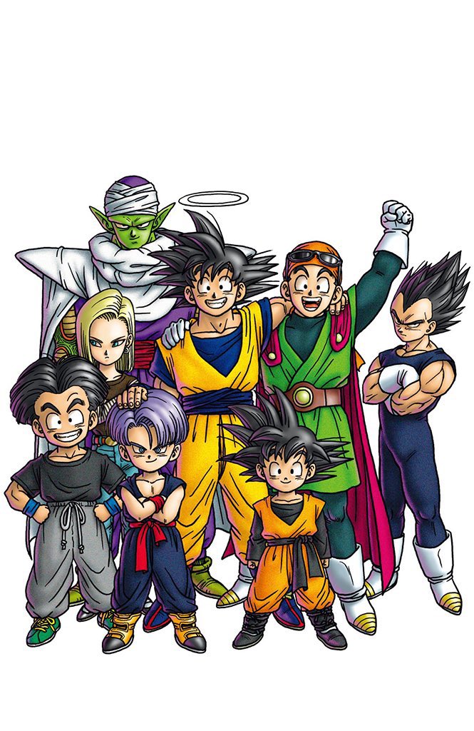 toriyama akira, android 18, great saiyaman, kuririn, piccolo, son gohan ...