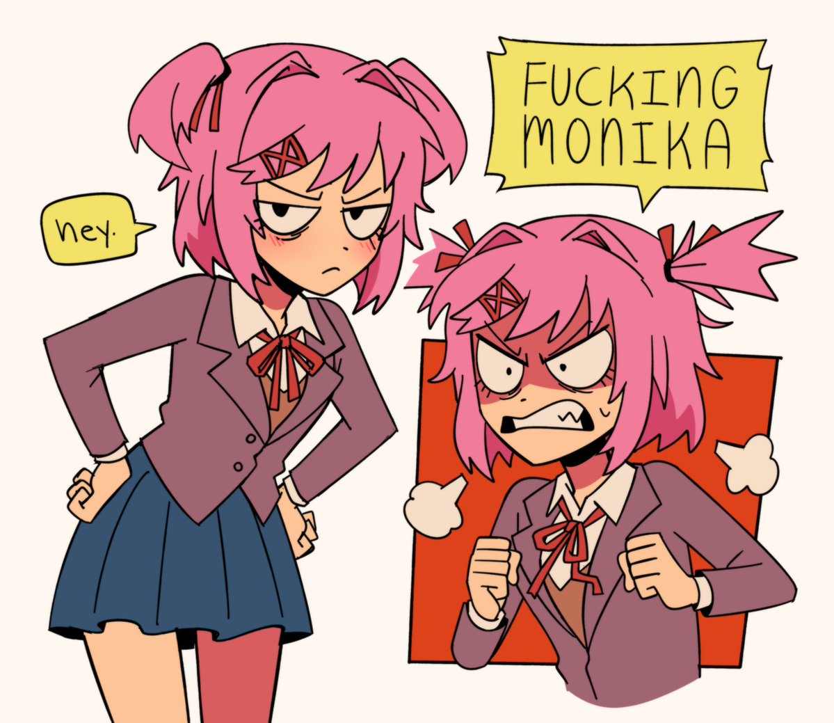 marreeps, natsuki (doki doki literature club), doki doki literature ...