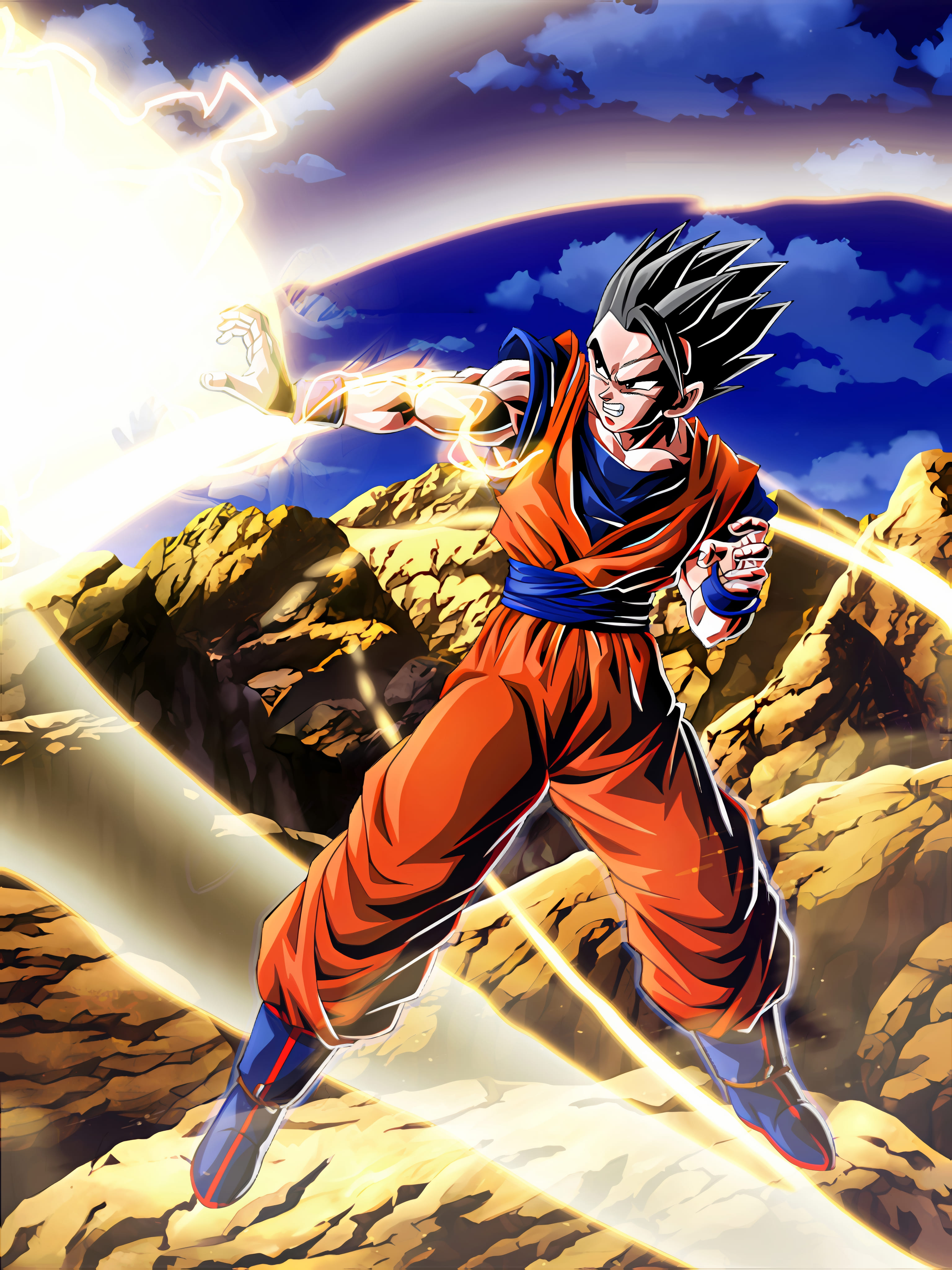 Son Gohan Ultimate Gohan Dragon Ball Absurdres Highres Official