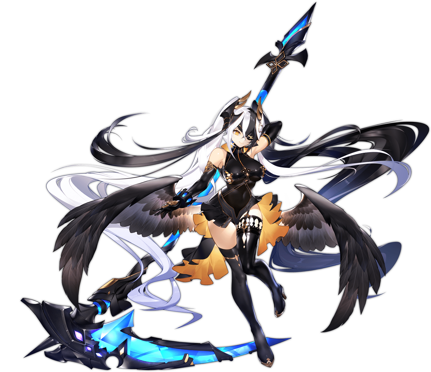 Calder Ark Order Highres Official Art Variant Set 1girl Absurdly