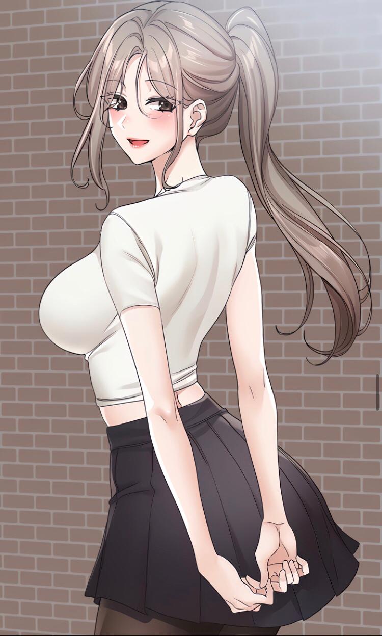 Hanna Lee Circles Highres 1girl Black Skirt Black Socks Blonde