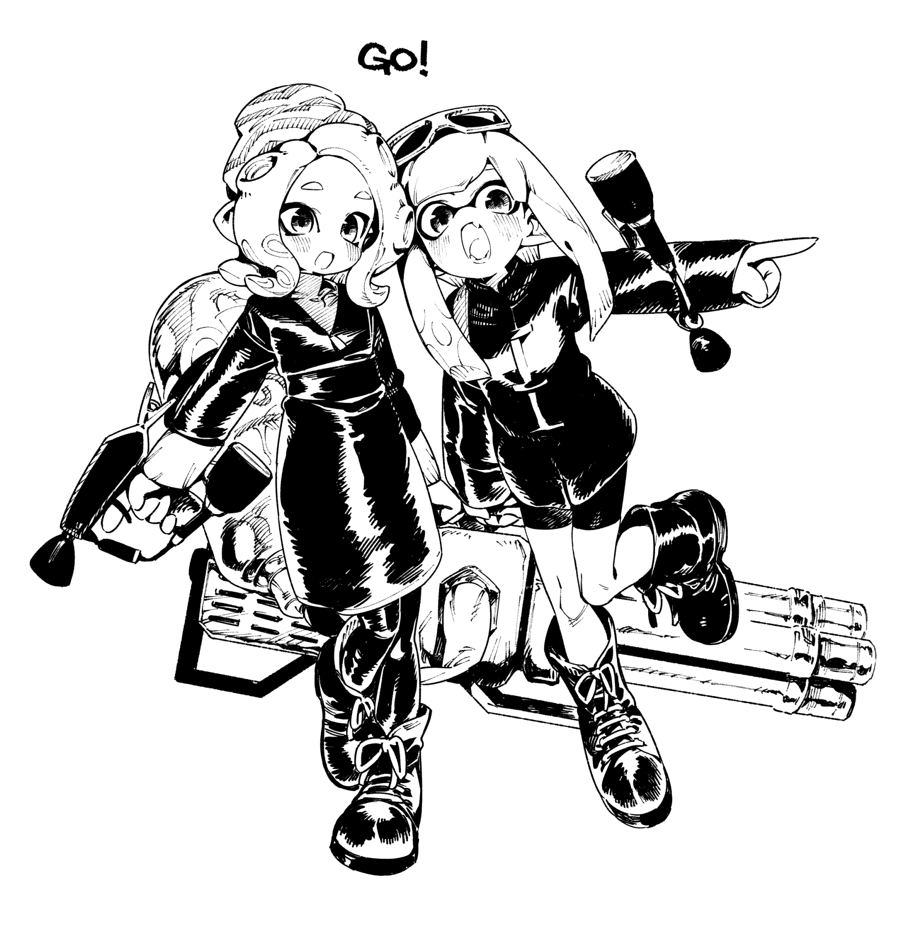 Chomoran Inkling Girl Inkling Player Character Octoling Girl