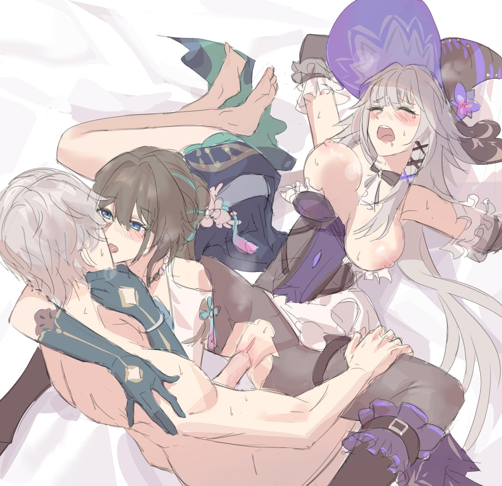 Gnarlypzofbread Caelus Honkai Star Rail Herta Honkai Star Rail