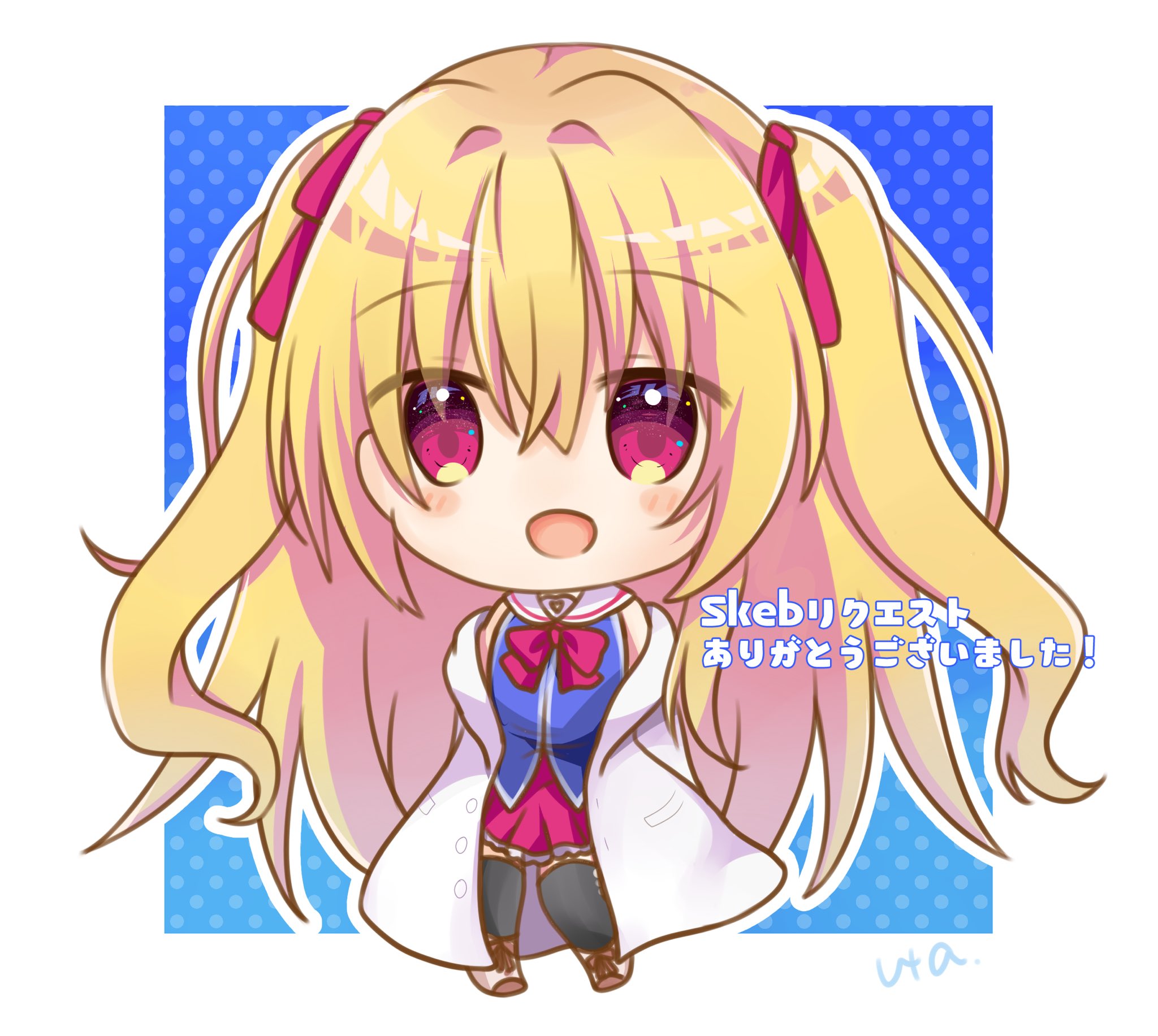 ura (ura-tennislove), nikaidou shinku, irotoridori no sekai, commentary request, commission ...