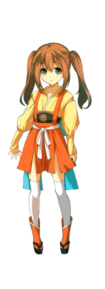 Yuunagi Seventh Heaven Oshiro Project Re Official Art Brown Hair