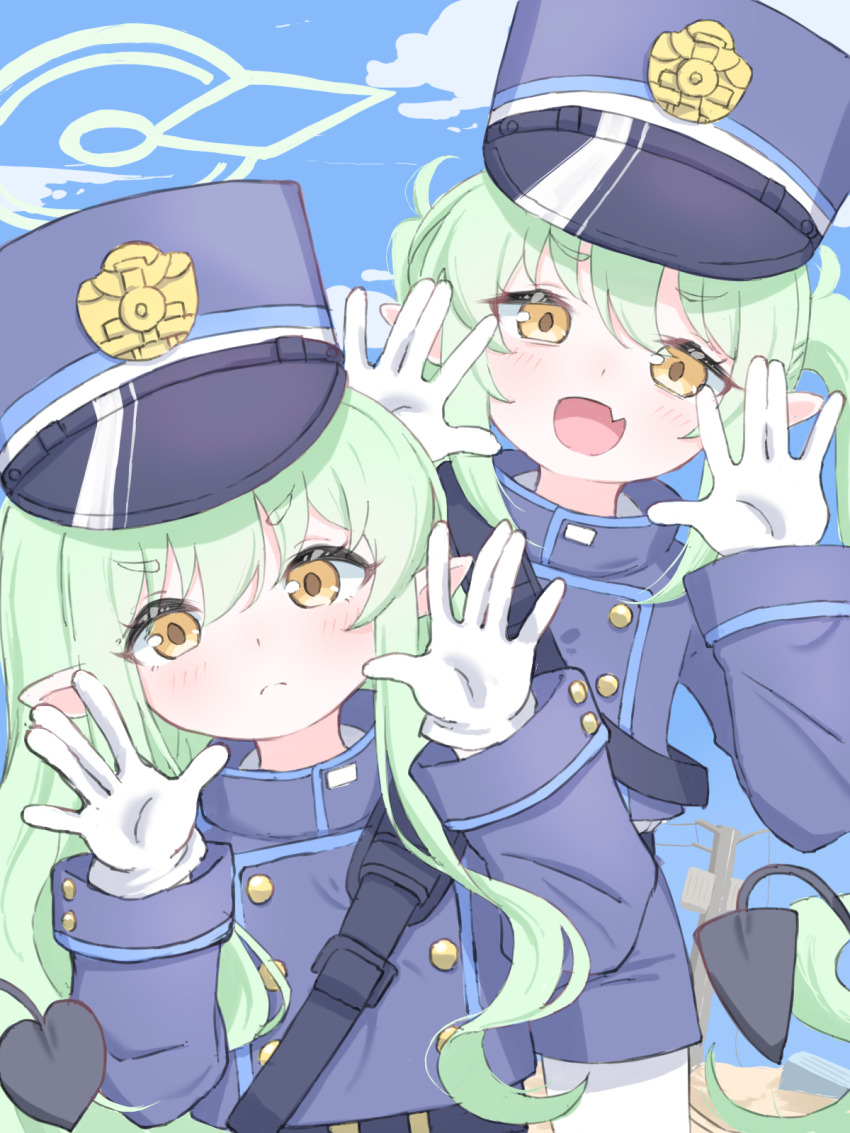 norippe (user zgsf8872), hikari (blue archive), nozomi (blue archive), blue archive, commentary ...