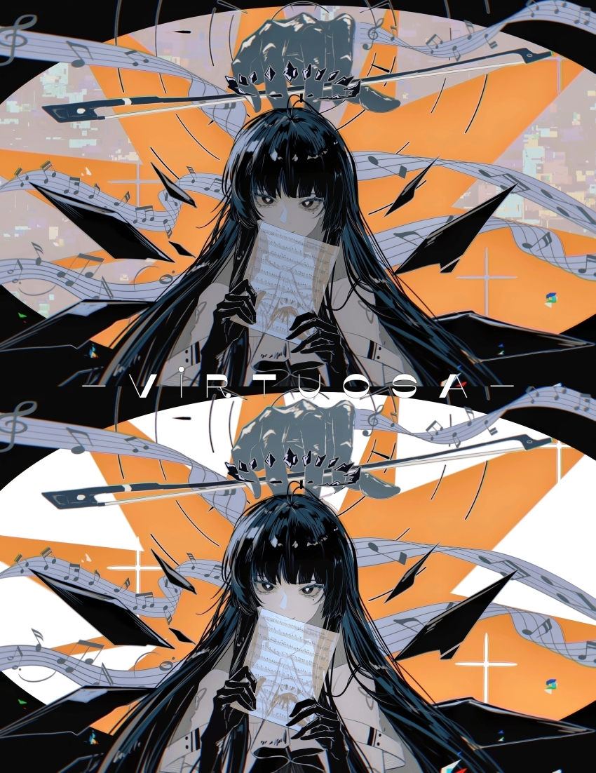 yumu (8181018), virtuosa (arknights), arknights, absurdres, commentary ...