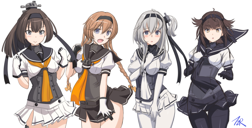 t2r, akizuki (kancolle), hatsuzuki (kancolle), suzutsuki (kancolle), teruzuki (kancolle), kantai ...