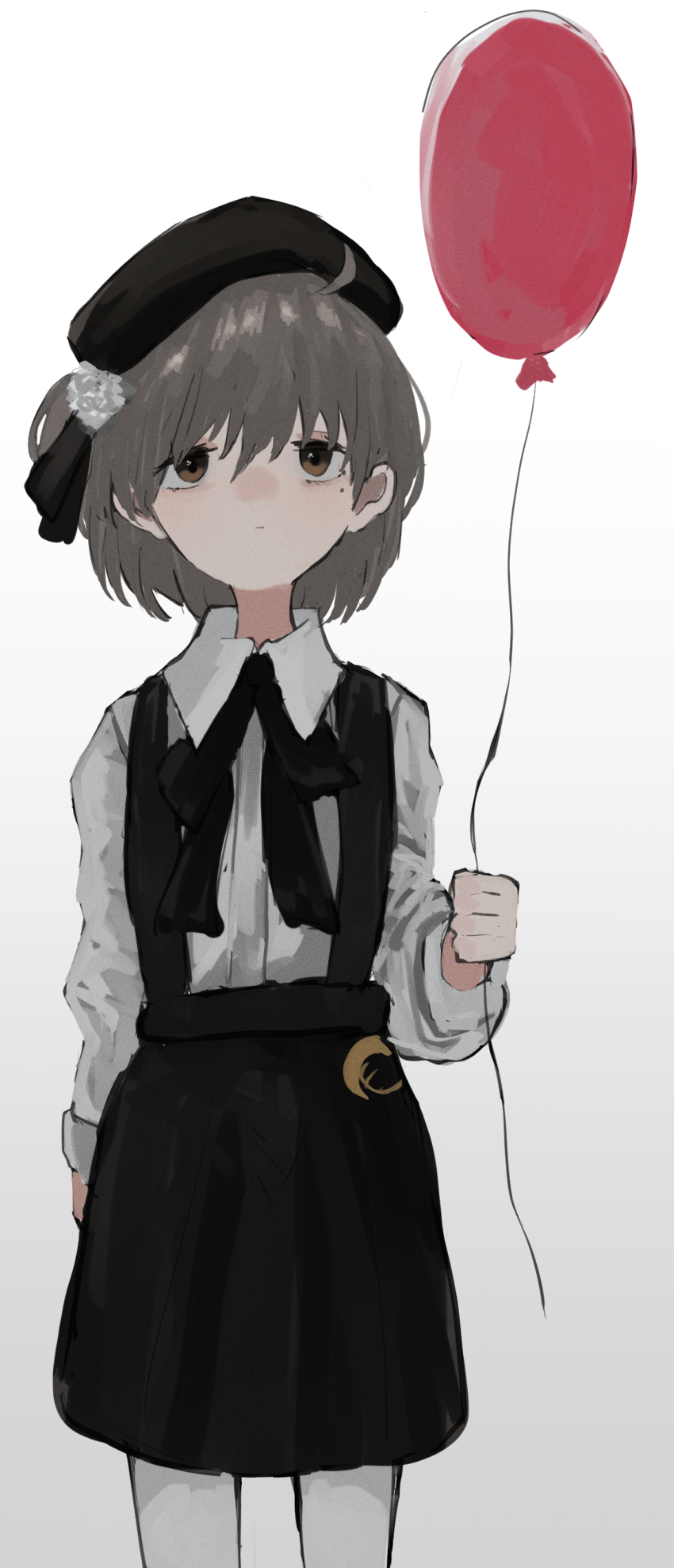 pikuson, hatoba tsugu, tsugu (vtuber), absurdres, highres, 1girl, aegyo sal, balloon, beret ...