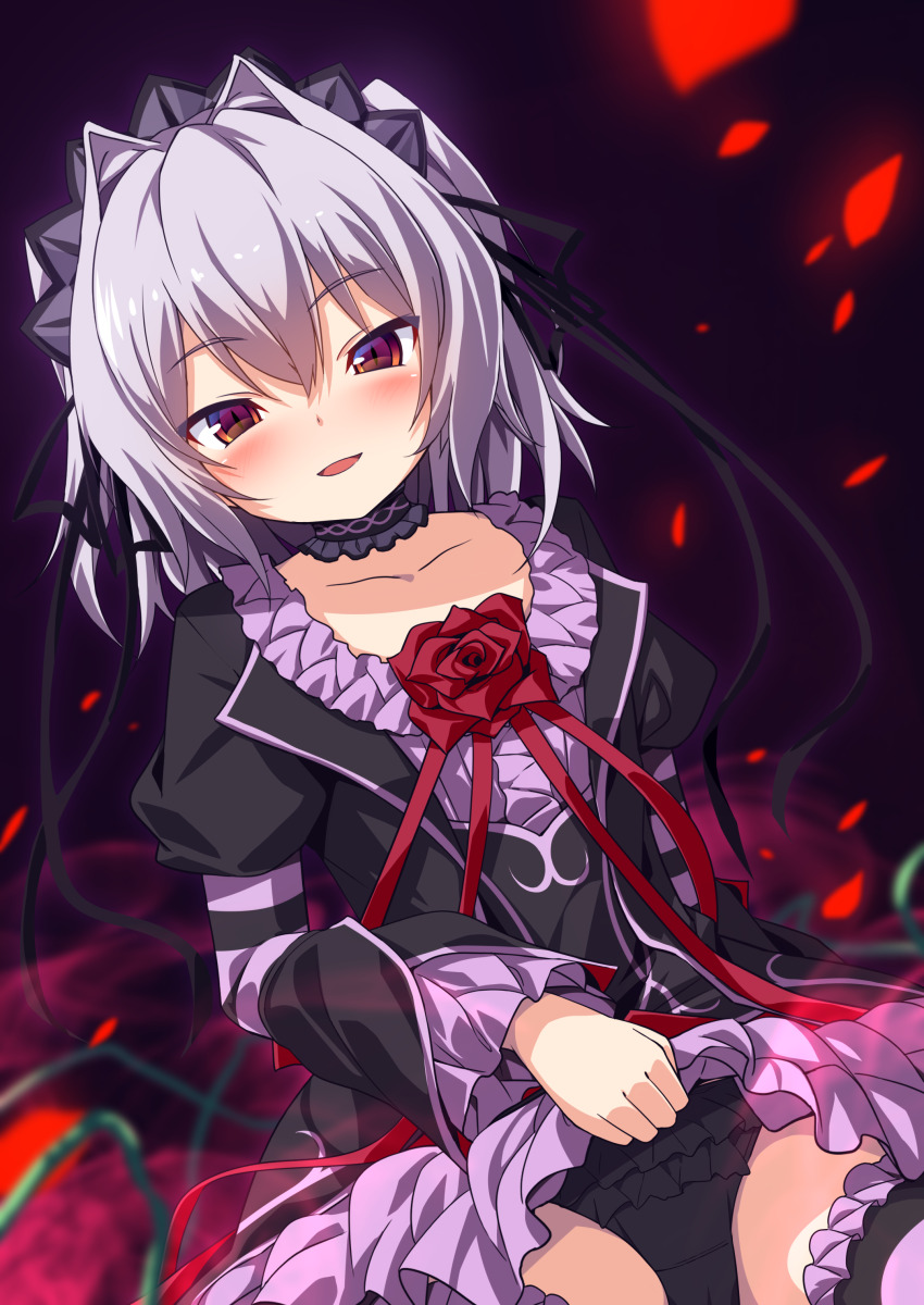 ugume, naitou maia, hapymaher, absurdres, commentary request, highres, 1girl, black dress, black ...