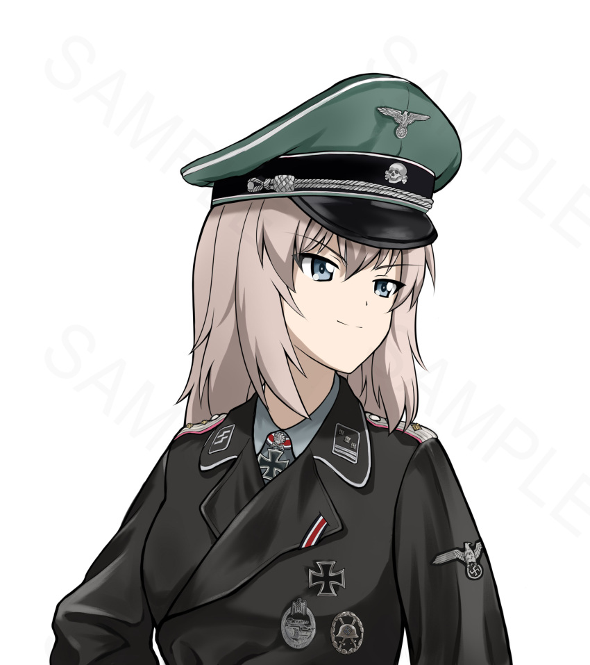 qian, itsumi erika, girls und panzer, highres, 1girl, black jacket ...