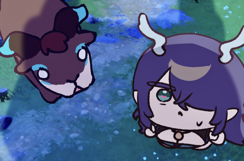 mikurumikurumi, lauma (genshin impact), genshin impact, highres, 1girl ...